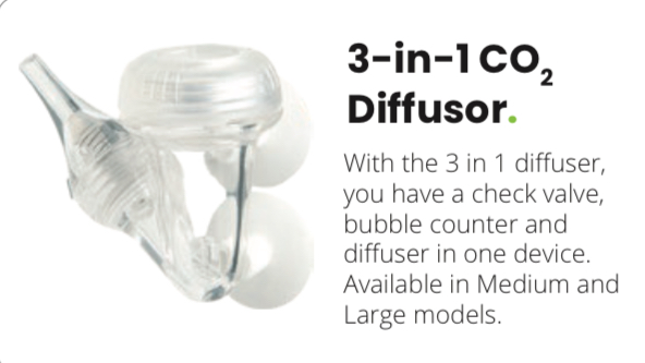 COLOMBO CO2 3-1 DIFFUSER MEDIUM - Co2, Planteutstyr og Grus - Koi og Hagedam spesialisten Tropex