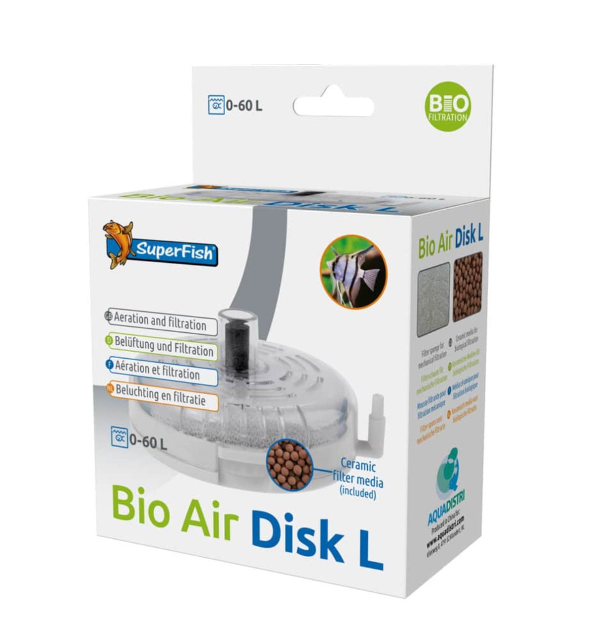 Luftfilter disk 0-60 liter / BIO AIR DISK L - Filter Varme og pumper ...